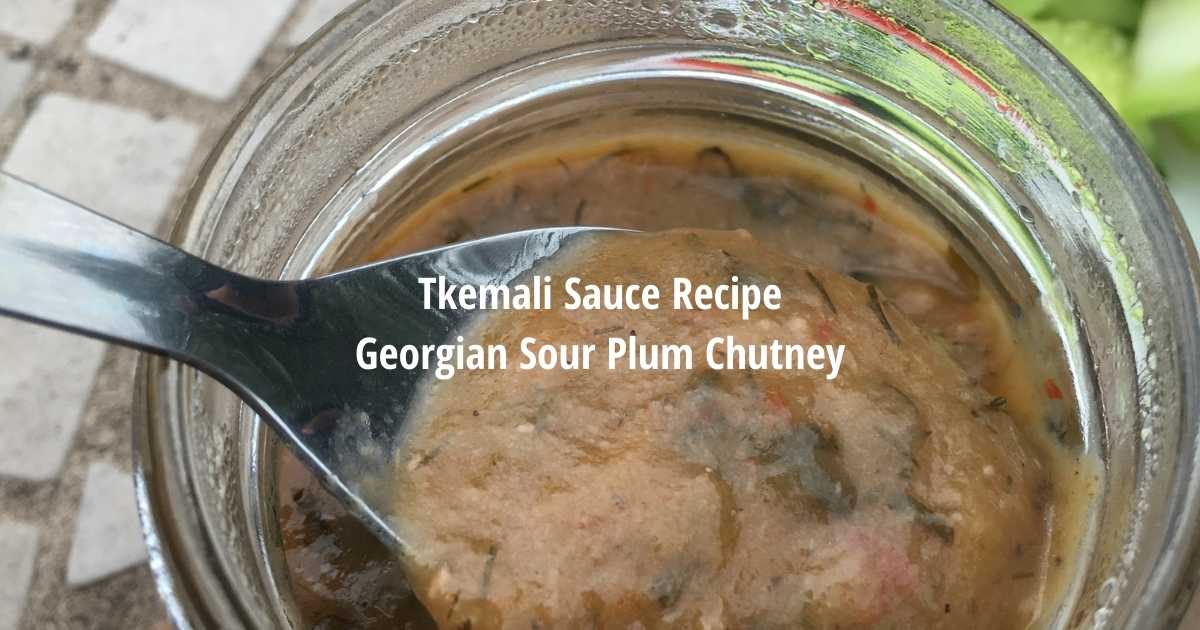 Tkemali Sauce - Recipe for Georgian Sour Plum Chutney